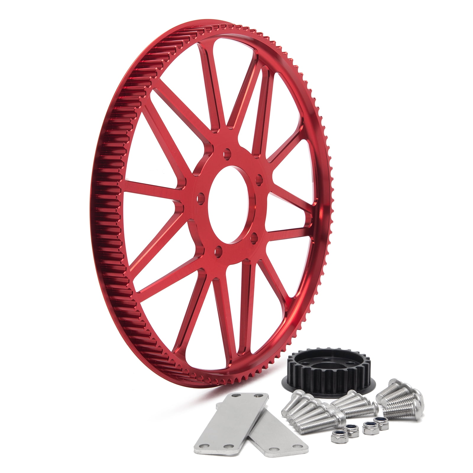 Tarazon Drive Secondary Belt Gear Pulley Flat Fork Kit for Surron Light ...