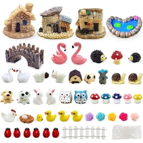 Miniature Garden Figurines and Accessories for Outdoor Decor
