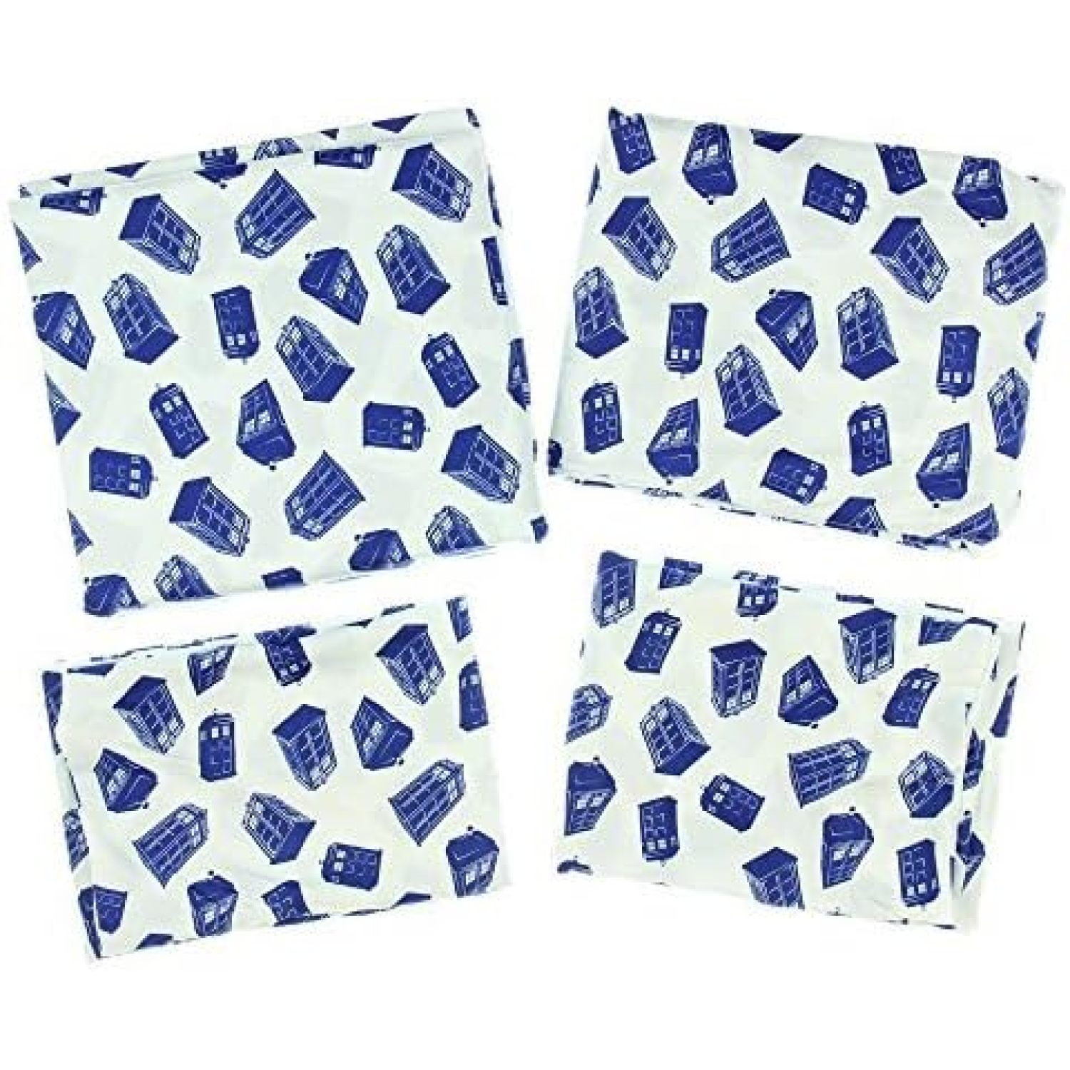 Tardis All Over Print Queen Size Sheet Set by Lady Sandra - Walmart.com