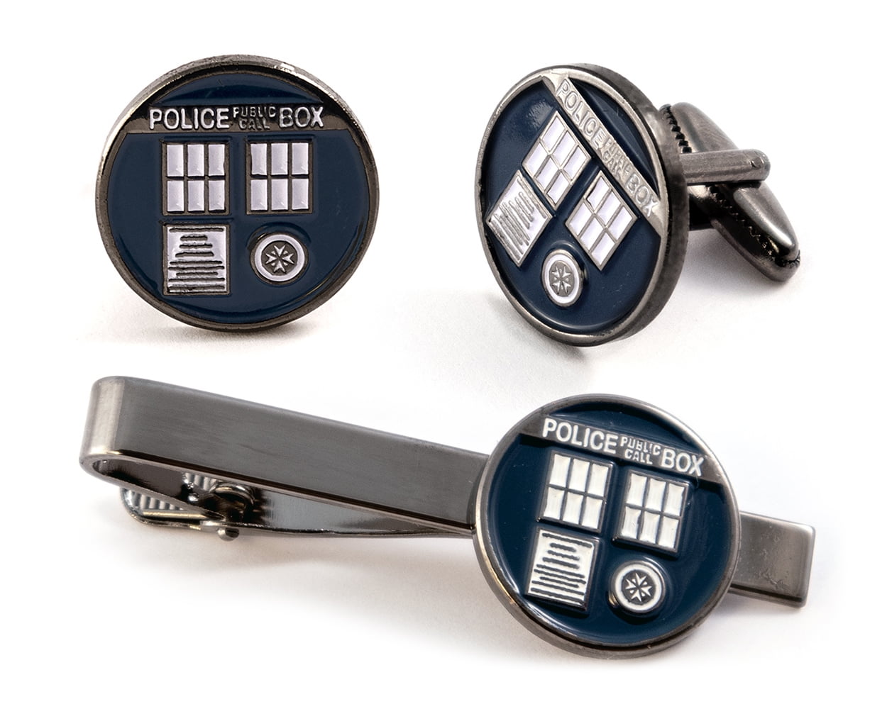 Tardis Cufflinks, Doctor Who Tie Clip, Retro Mens Jewelry Cuff-Links ...