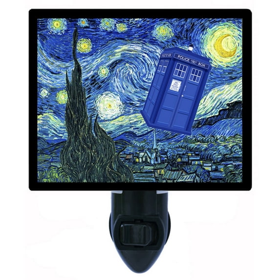 Night Light - Dr. Who Starry Night. | Tardis Theme, Includes Free ...