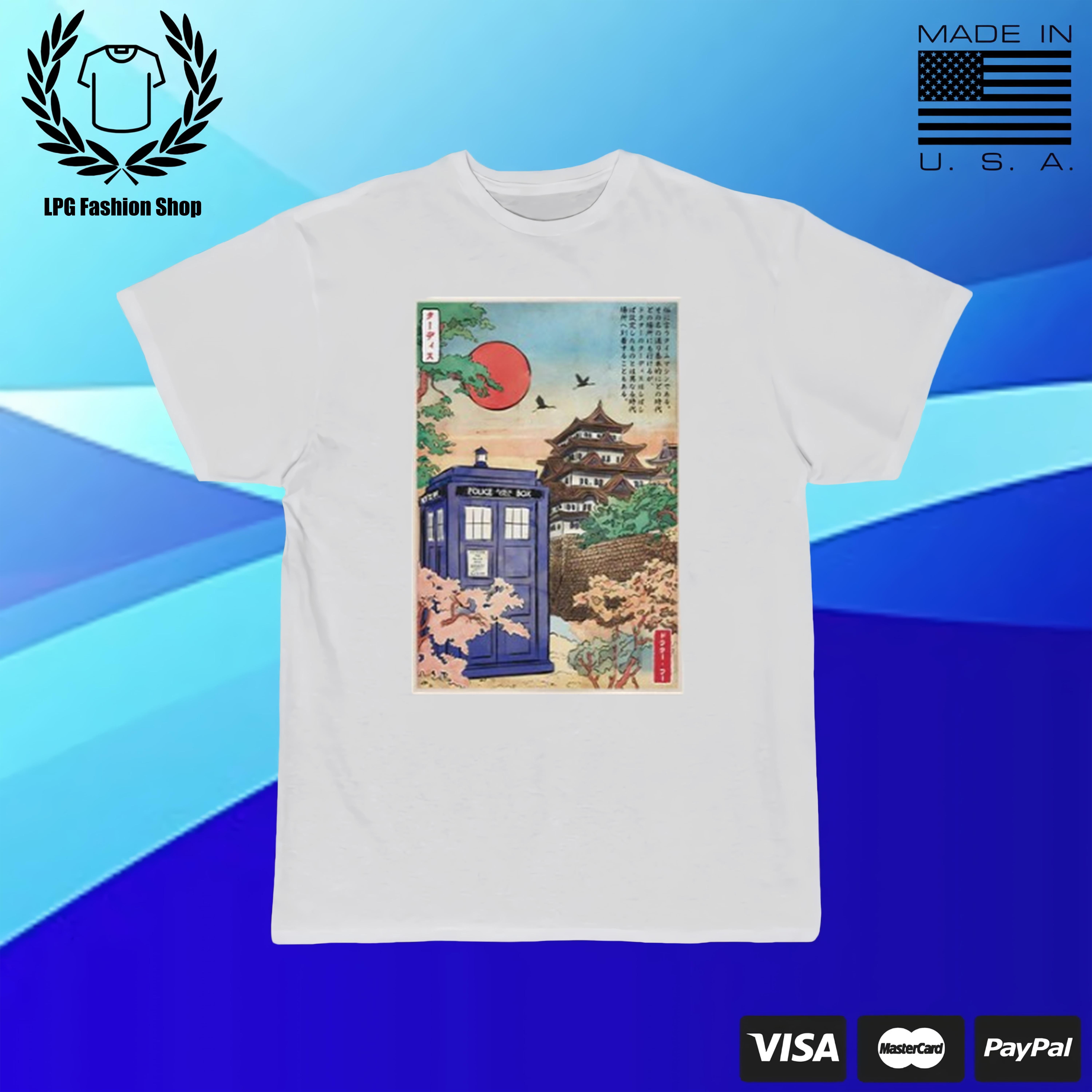 Tardis in Japan Washed T-Shirt - Walmart.com