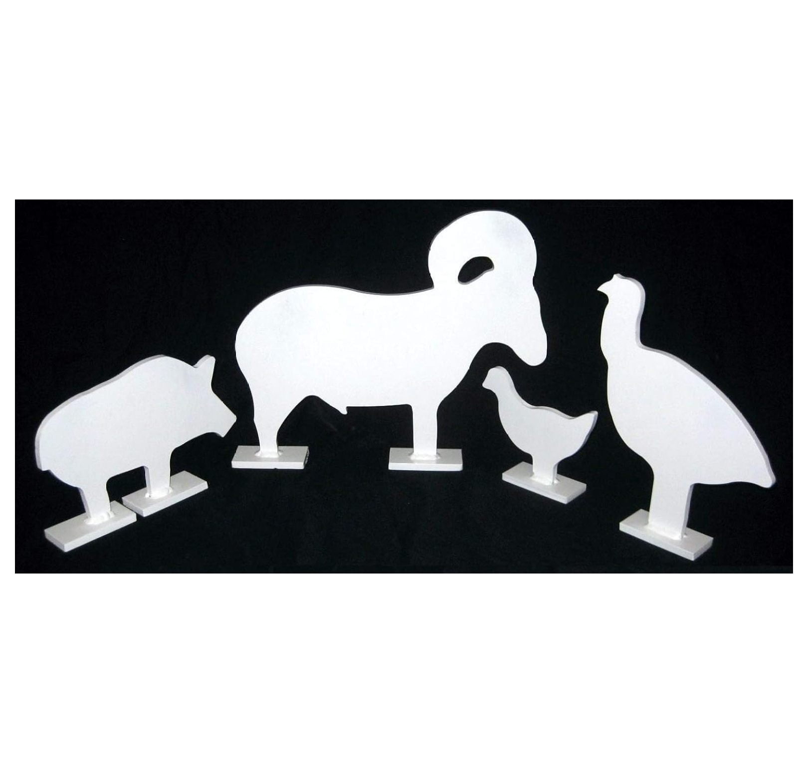 Target 1/5 Scale NRA/IHMSA .22LR Rim-fire Small Bore Animal Knock-Over ...