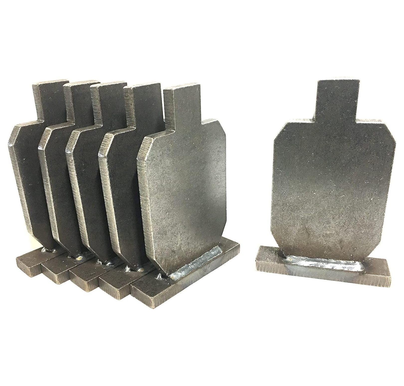 Target 6in. IDPA Knockover Pistol ONLY Targets - 3/8in. Thk. Mild Steel ...