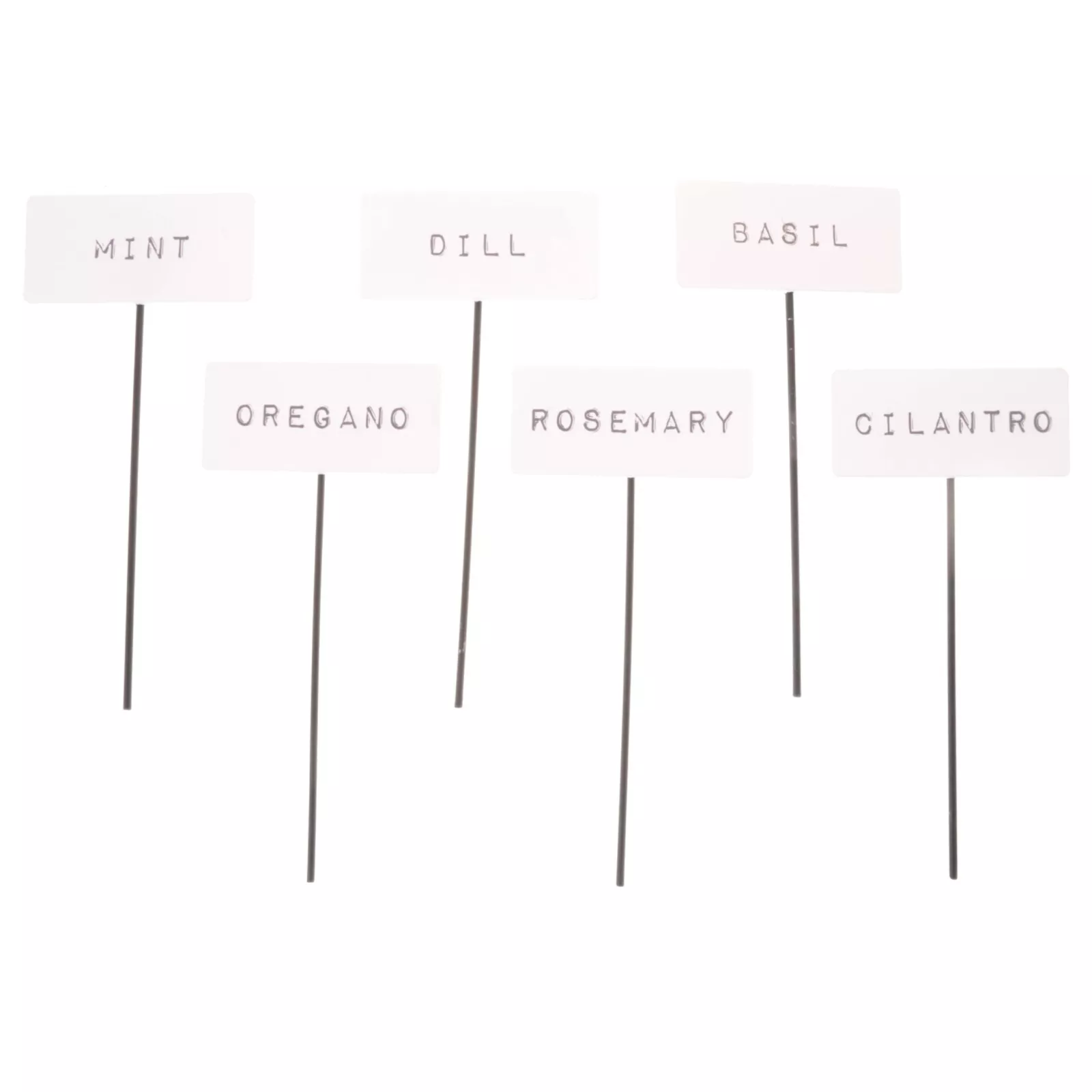 Target Brand Metal Herb Garden Stakes Plant Markers 6 Count - Walmart.com