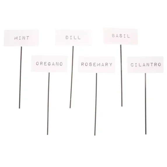 Target Brand Metal Herb Garden Stakes Plant Markers 6 Count - Walmart.com