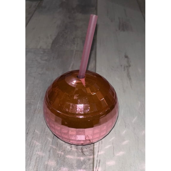 Target Bullseye’S Playground Disco Ball Tumbler Cup W/Straw - Pink 14 ...