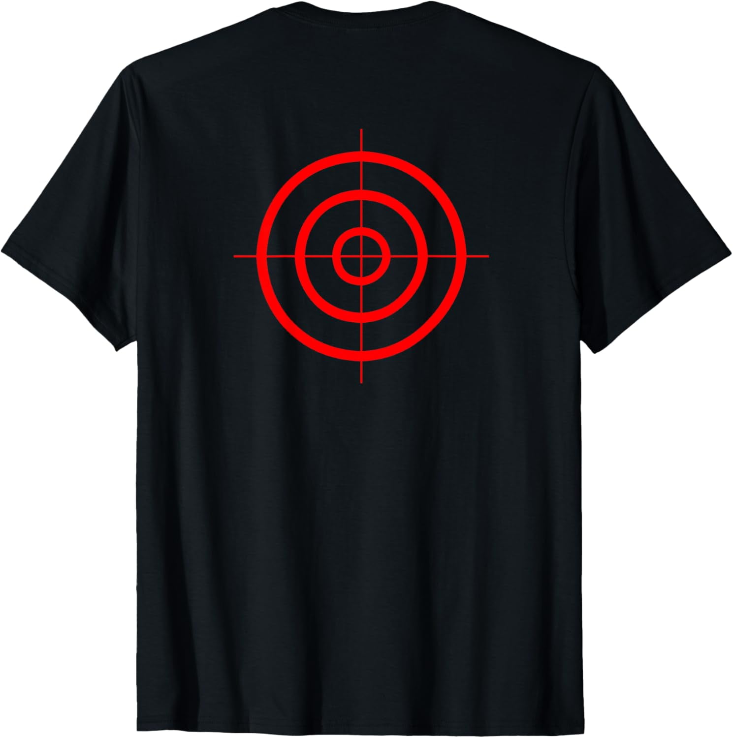 Target / Crosshair on Back - No Text on Front T-Shirt - Walmart.com