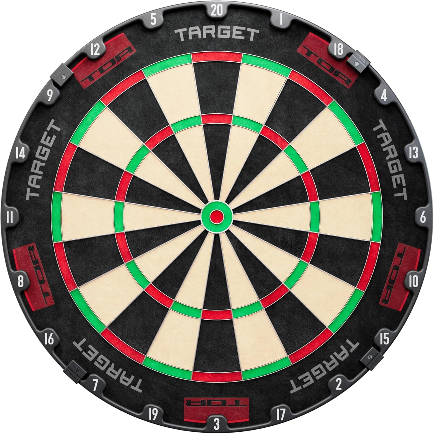 Target Darts TOR Dartboard, Steel Tip Dart Board | WDF Approved Competition Standard Dartboards ...