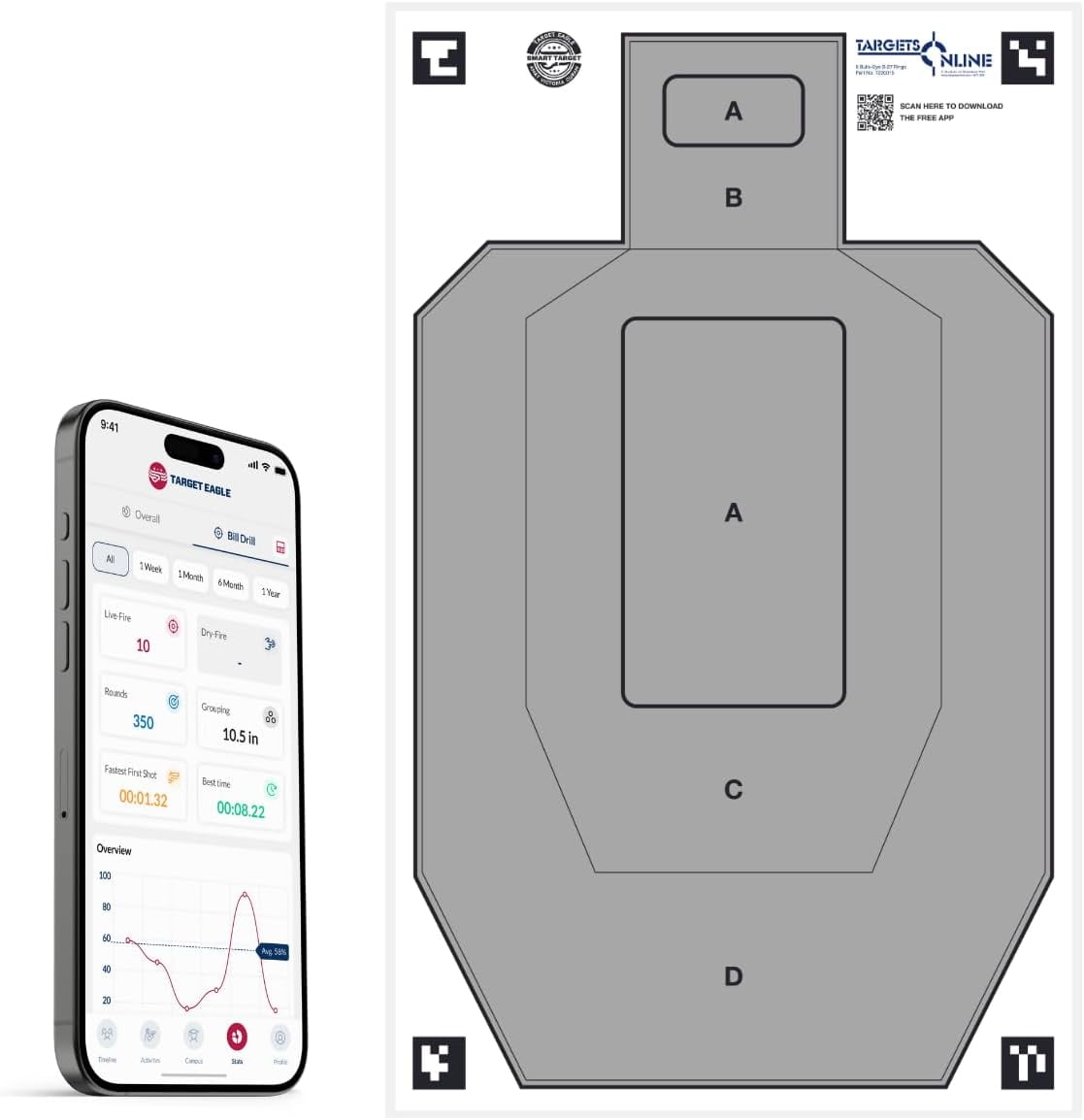 Target Eagle-IPSC Smart Targets Powered by AI App– Built in Shot Timer ...