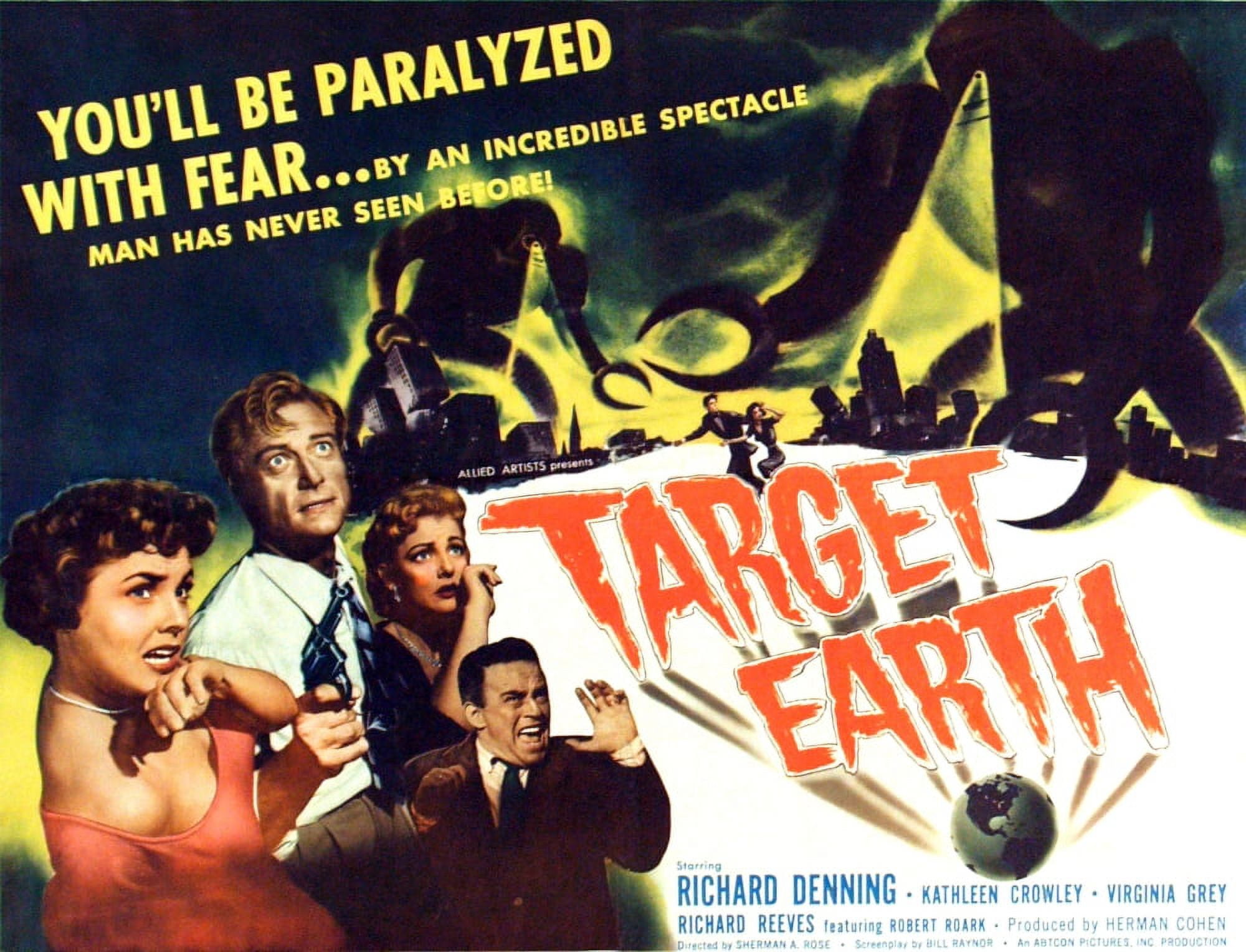 Target Earth From Left: Kathleen Crowley Richard Denning 1954. Movie ...
