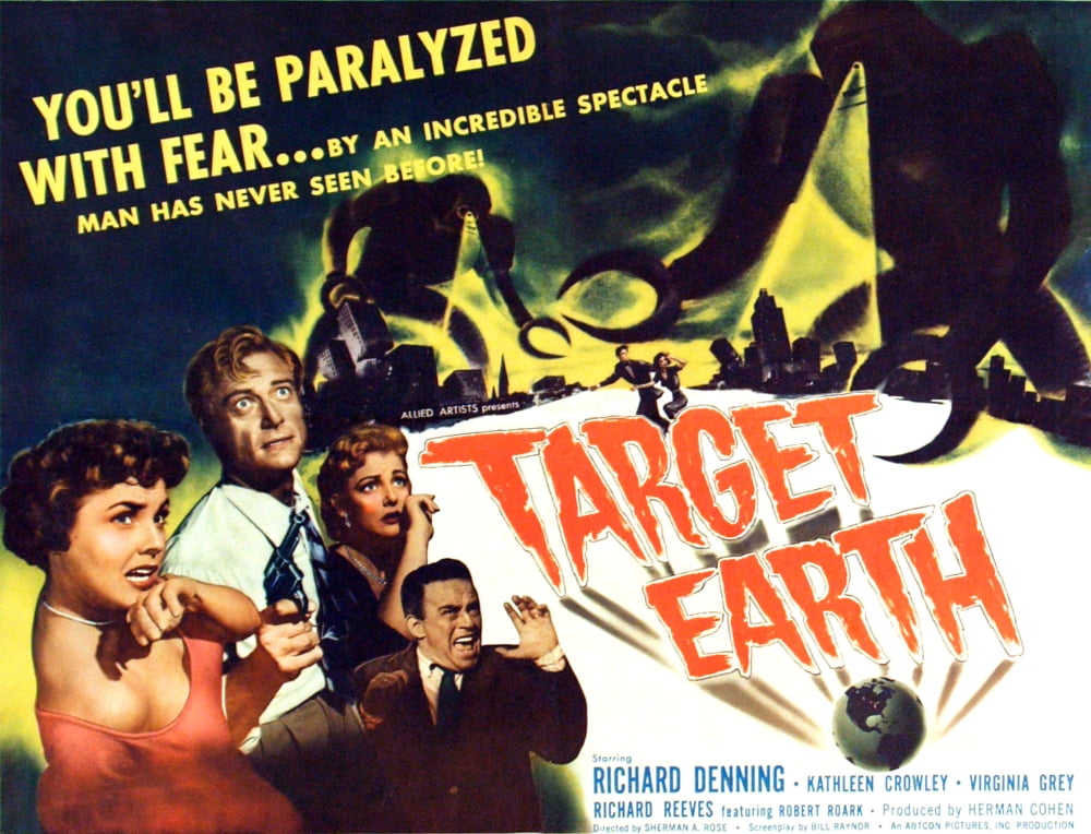 Target Earth From Left: Kathleen Crowley Richard Denning 1954. Movie ...