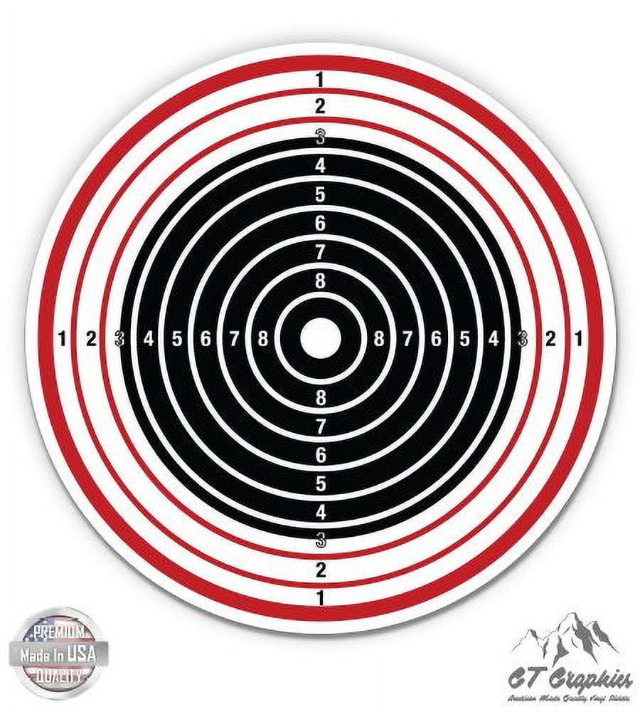 Target Practice - 3" Vinyl Sticker - For Car Laptop I-Pad Phone Helmet ...