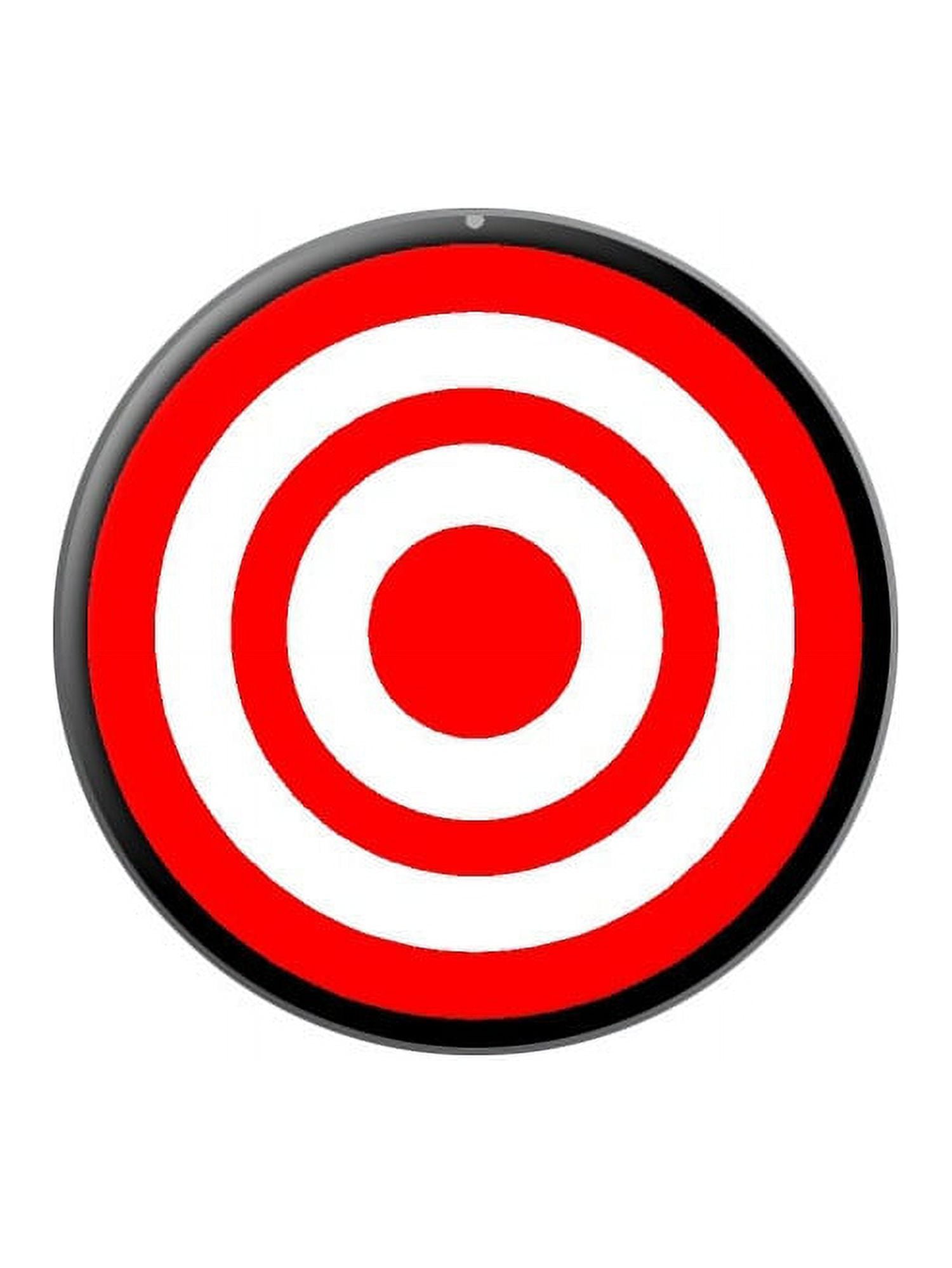 Target Sniper Scope Bullseye Lapel Hat Pin Tie Tack Small Round ...