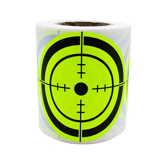 Target Stickers 3inch Self-Adhesive Reactive Targets For Shooting Paper ...