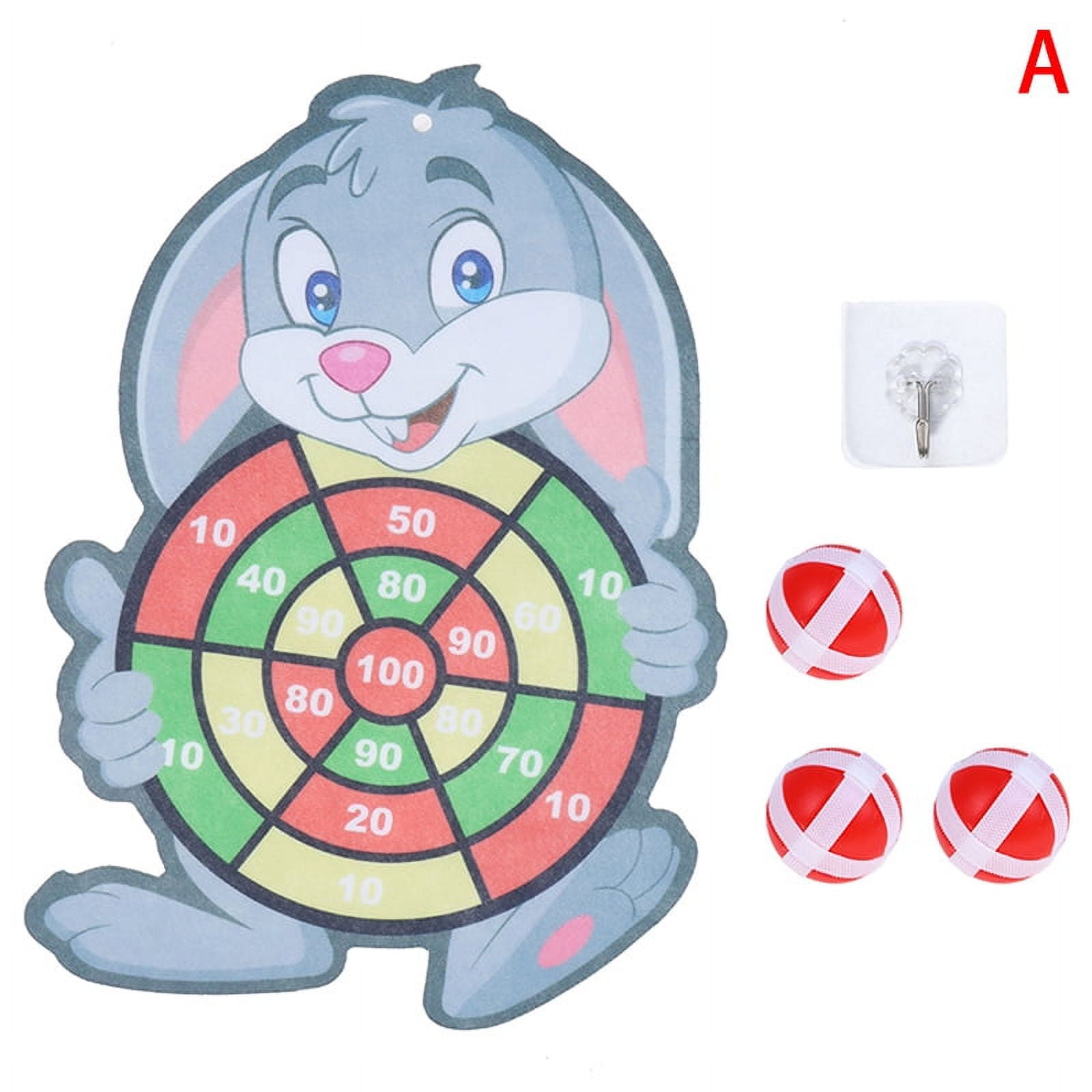 Target Sticky Ball Dartboard Throw Party Sports Toys Educational Board ...