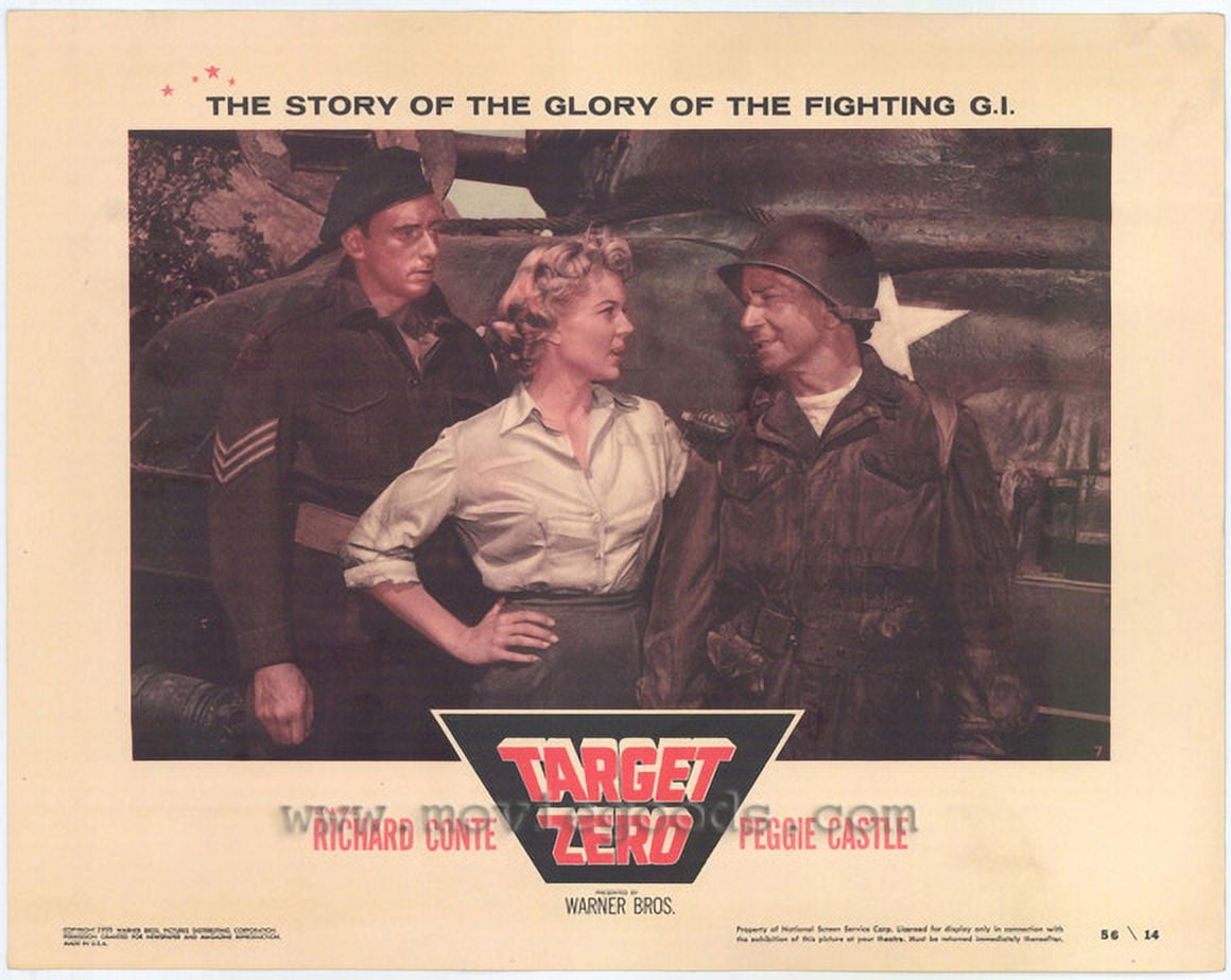 Target Zero - movie POSTER (Style D) (11" x 14") (1956) - Walmart.com