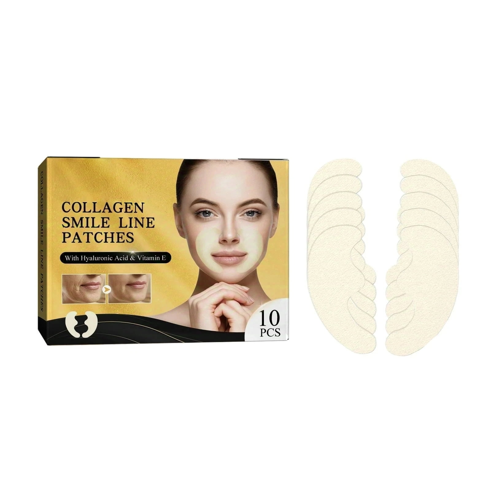 Targeted Collagen Wrinkle Patches For Lifting Nasolabial Folds ...