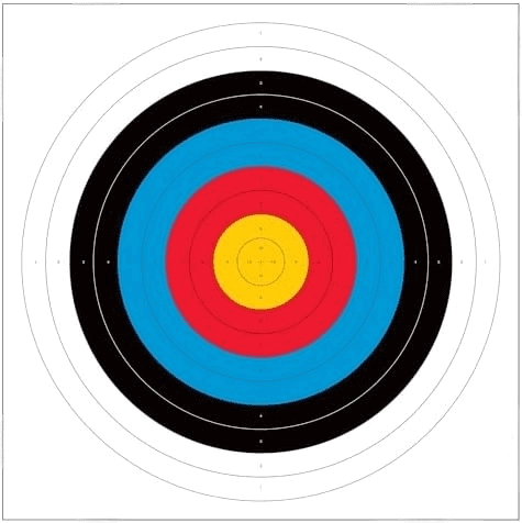 Targets 80 Cm Paper Archery Target Face with Heavy Card Stock for ...