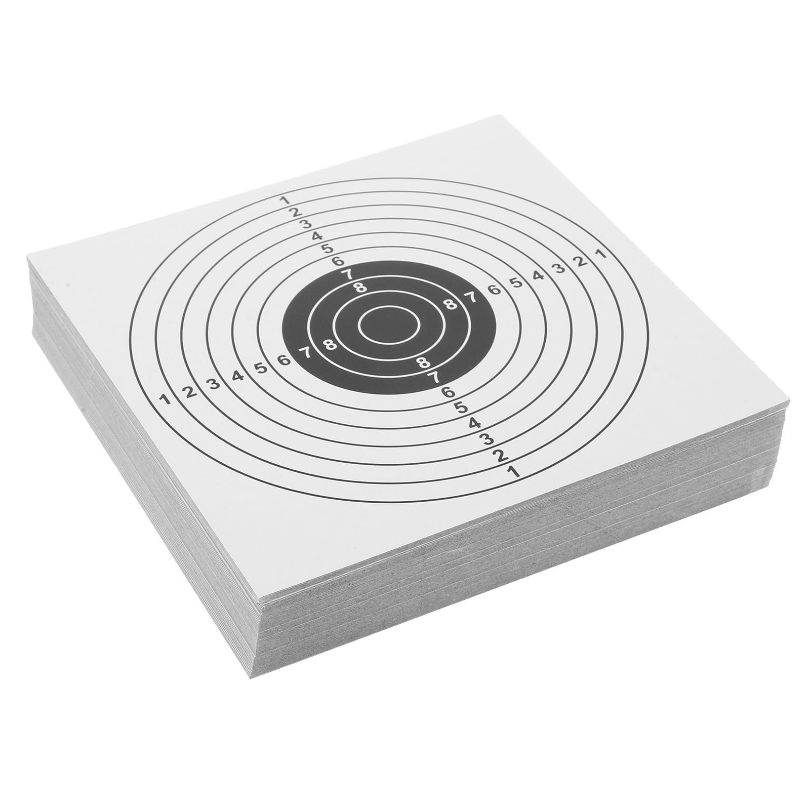 Precision Shooting Target Paper for Home Practice Lightweight of 100 ...