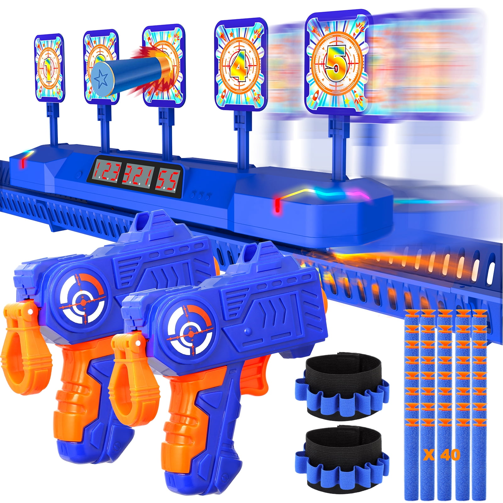 Targets Shooting Games, 2024 Shooting Target for Nerf w/Toy Guns ...