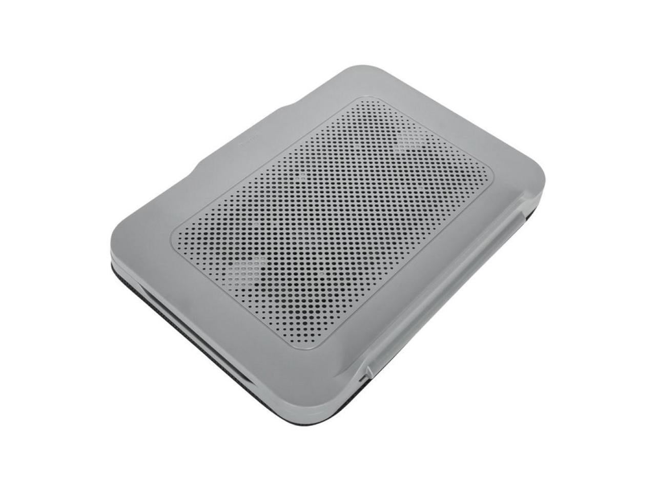 Targus 18-inch Dual Fan Chill Mat with Adjustable Stand, AWE90GL, Gray ...