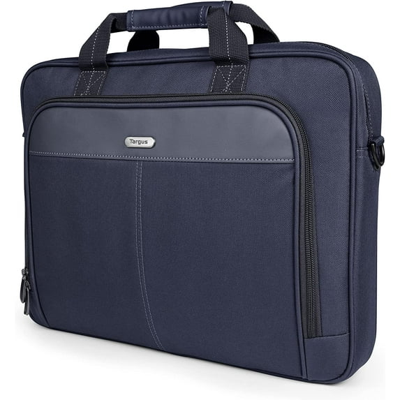 Targus Laptop Bag — Blue 15.6" Classic Slim Briefcase Messenger Bag ...