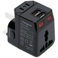 Targus World Travel Power Adapter with Dual USB Charging Ports ...