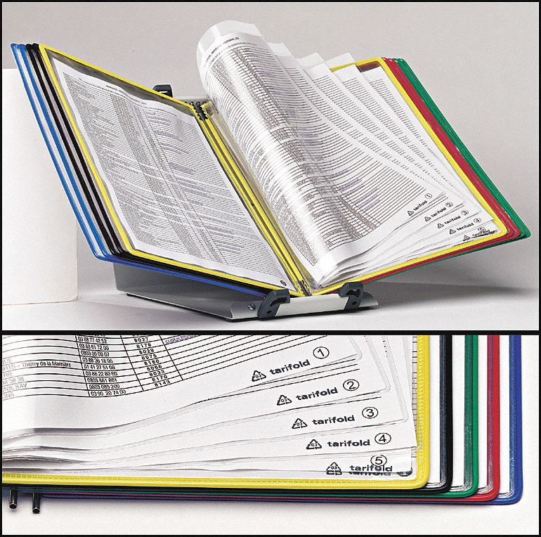 Tarifold Desktop Document Display,Foldfive D291F - Walmart.com