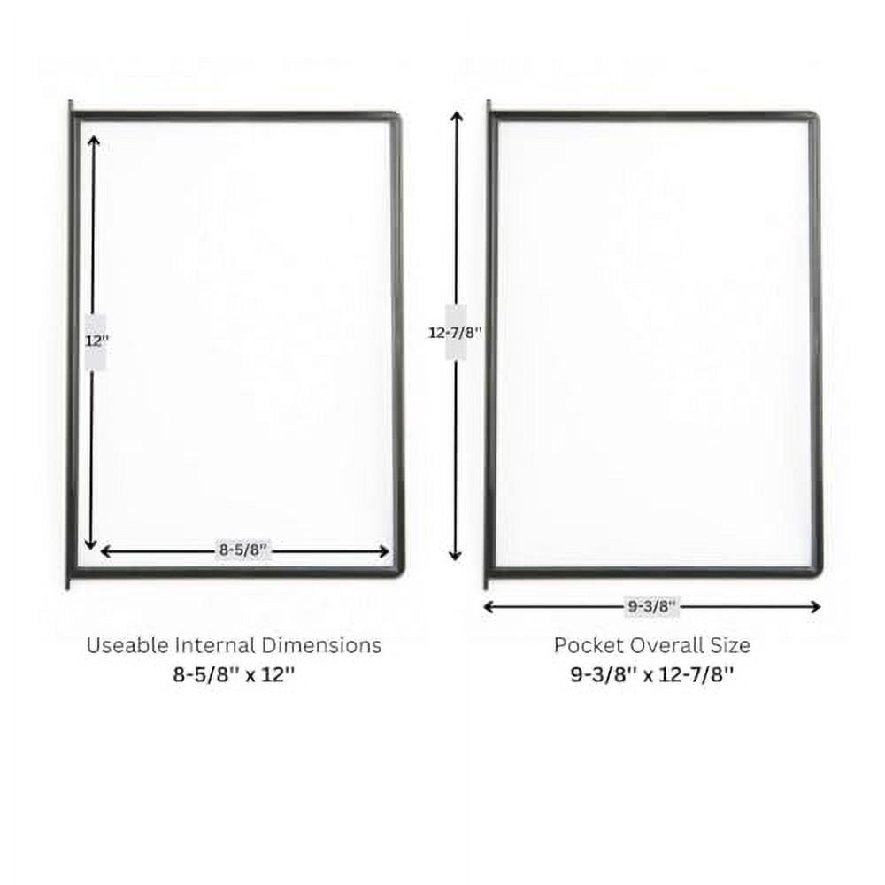 Tarifold Desktop Reference System - 10 Double-Sided Pockets - Letter ...