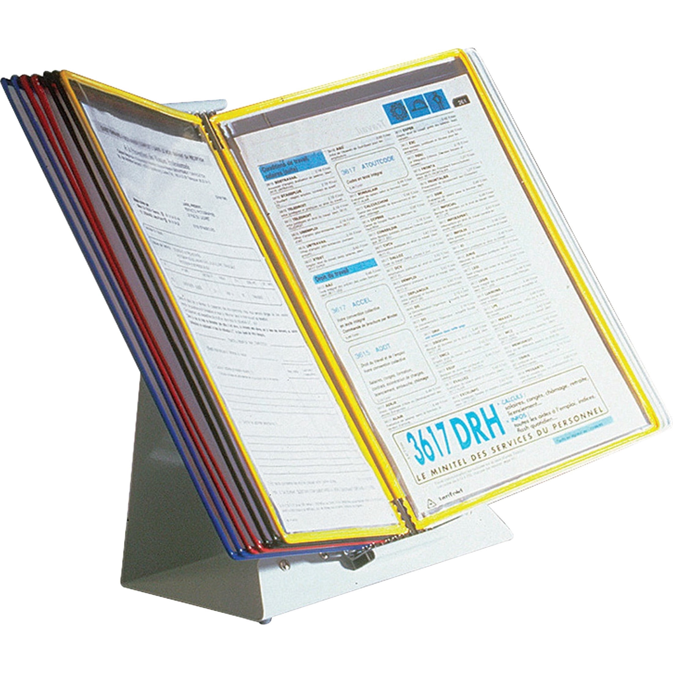 Tarifold Desktop Reference System - 10 Panels - Metal Base - Walmart ...