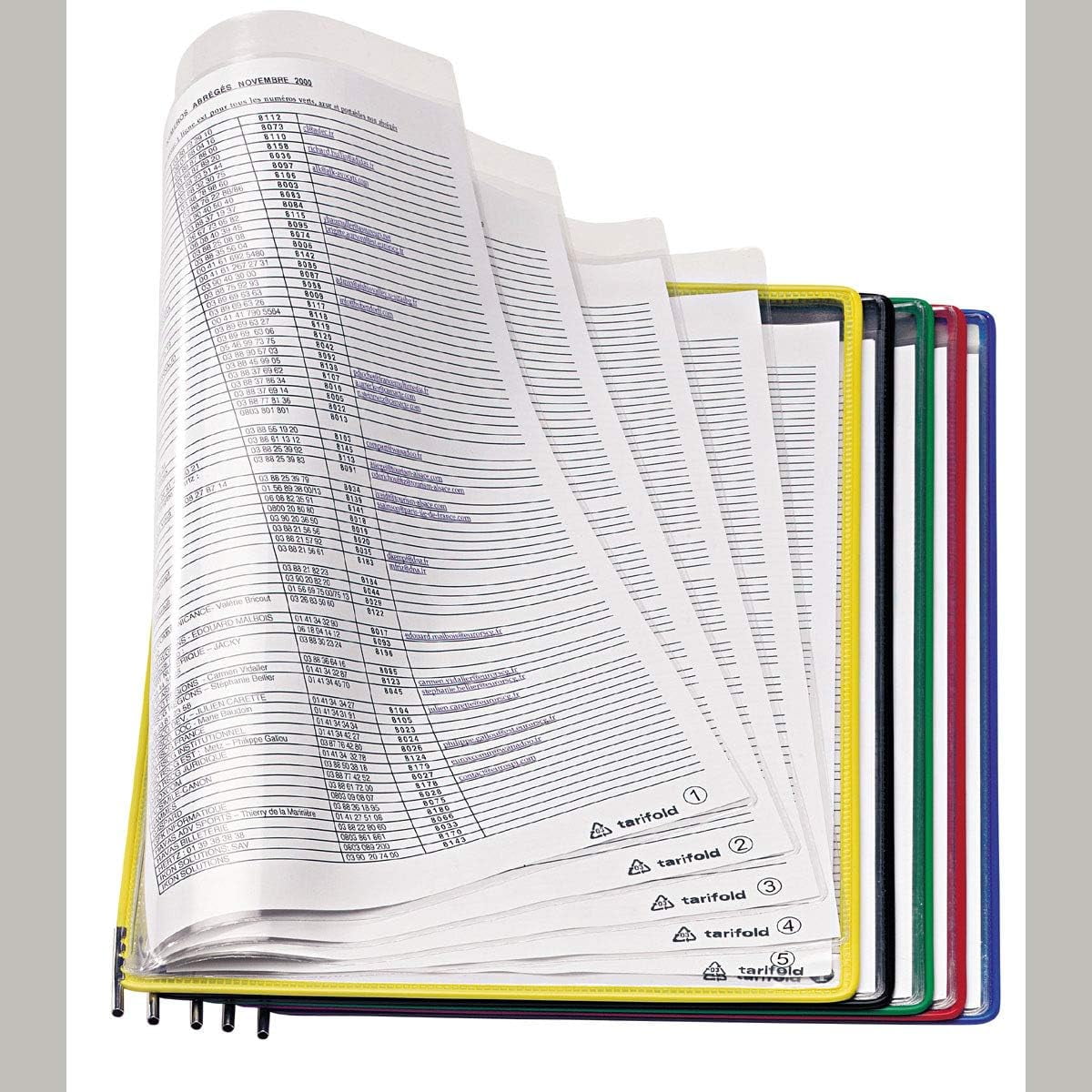 Tarifold FoldFive Pivoting Pockets for Wall or Desk Systems - Letter ...