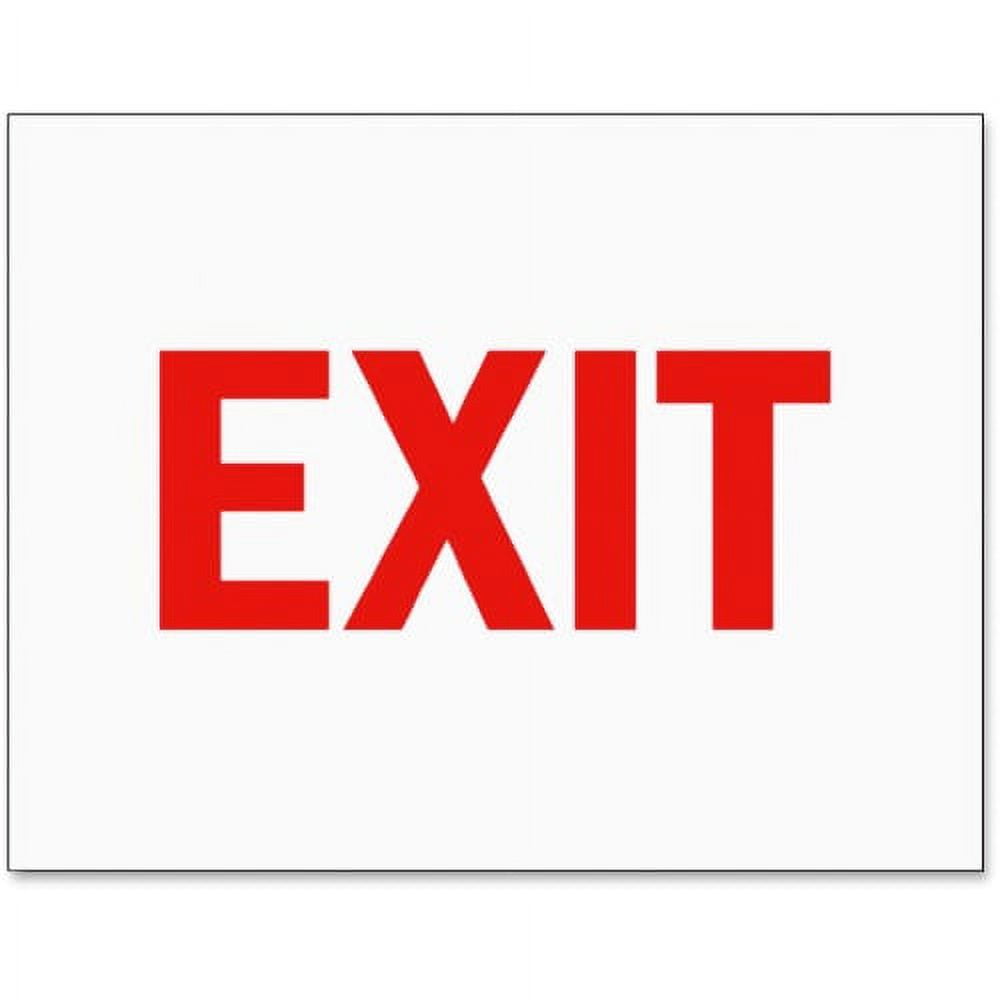 Tarifold Safety Sign Inserts 6 / Pack - Exit Print/Message ...