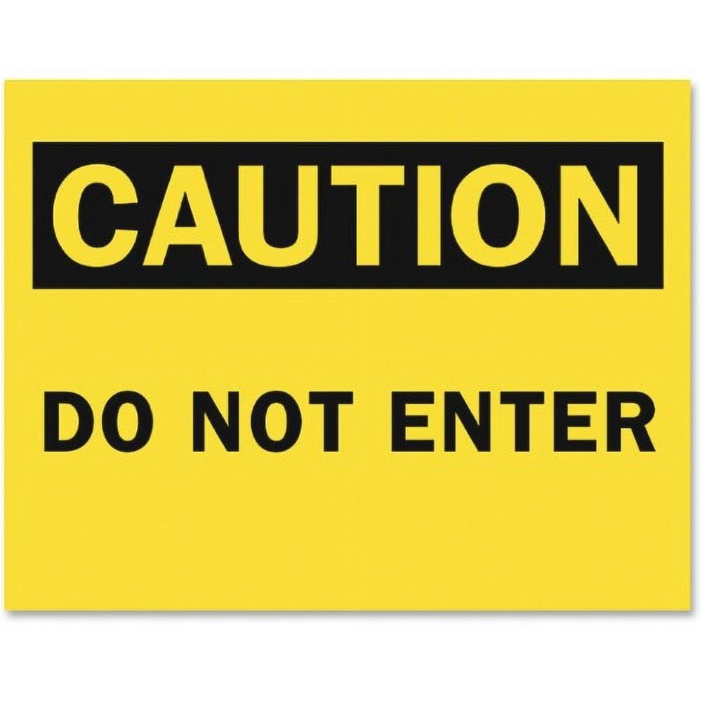 Tarifold Safety Sign Inserts - Caution Do Not Enter 6 / Pack - Do Not ...