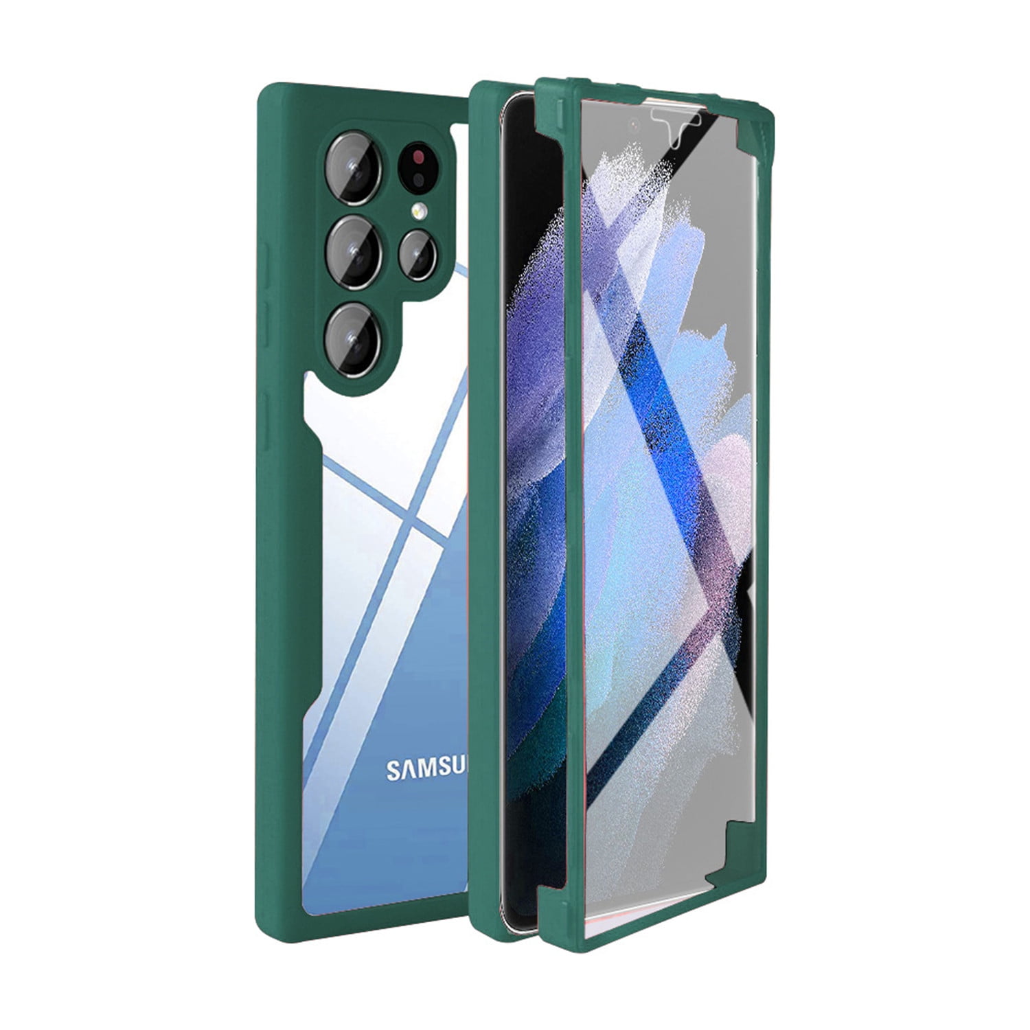 Tarise for Samsung Galaxy S21 Ultra 5G Case with Built-in Screen ...