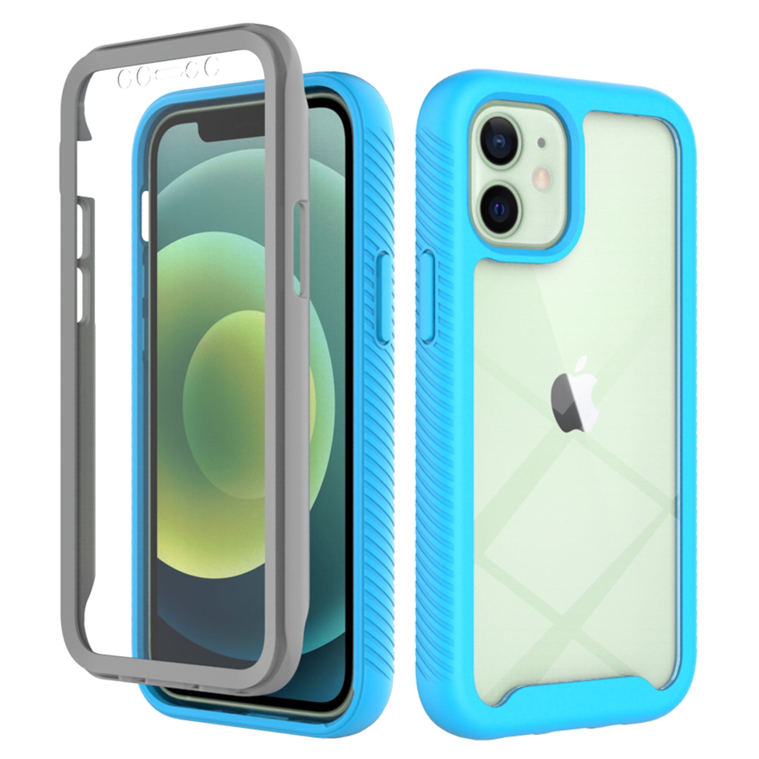 Tarise for iPhone 12 mini Case with Screen Protector, Shockproof Soft ...