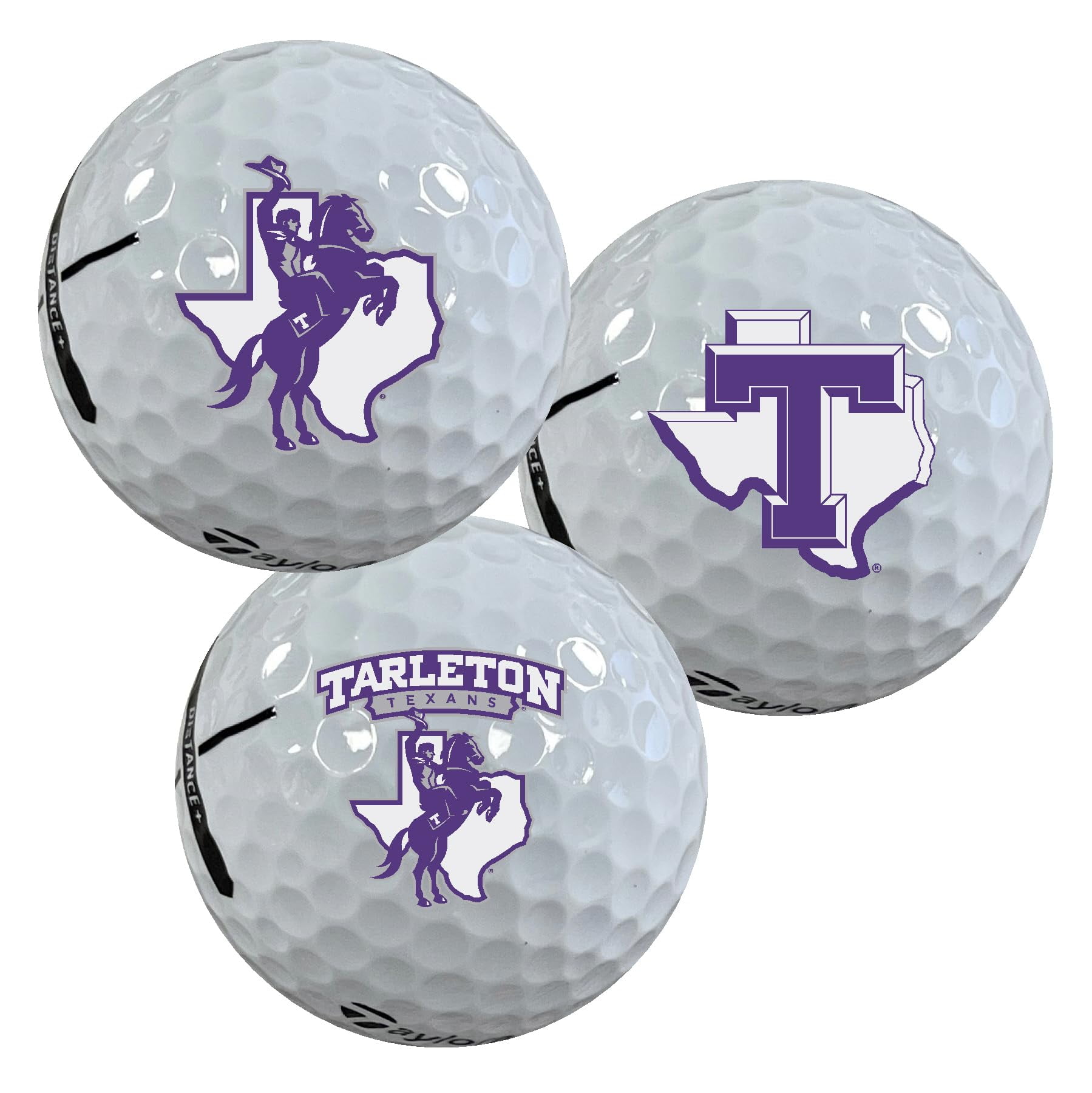 Tarleton State University Texans Logo Edition Taylormade Distance+ Golf ...
