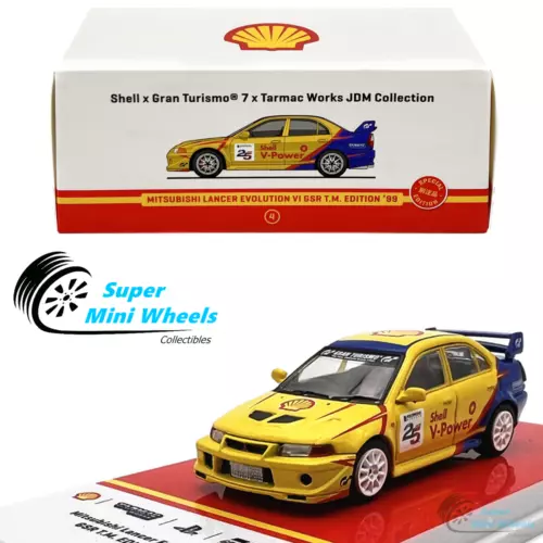 Tarmac Works 1:64 99' Mitsubishi Lancer Evolution VI GSR T.M. EDITION ...