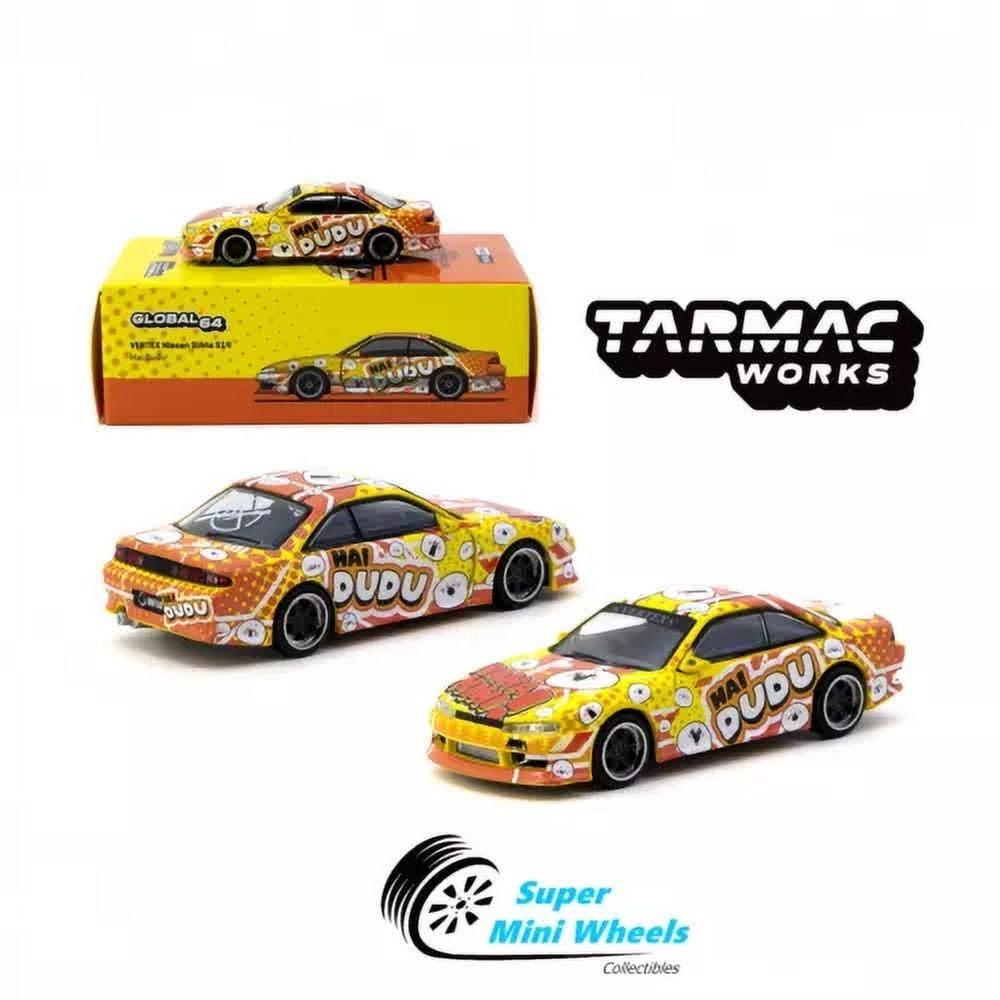 Tarmac Works 1:64 VERTEX Nissan Silvia (S14) Hai Dudu IMX Expo Special ...