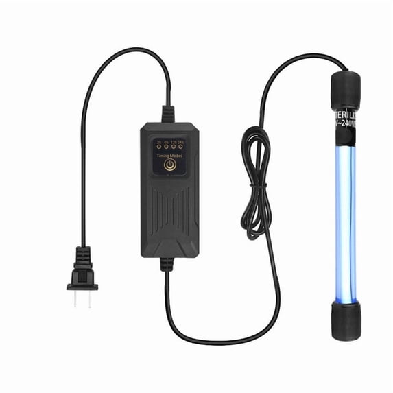 Tarmeek Aquarium UV Sterilizer Lamp with Timer Function, 3W Portable ...