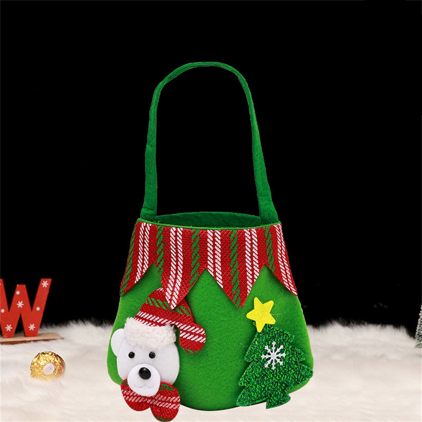 Chmadoxn Christmas Decorations Christmas Reticle Bag Hanging Decoration ...