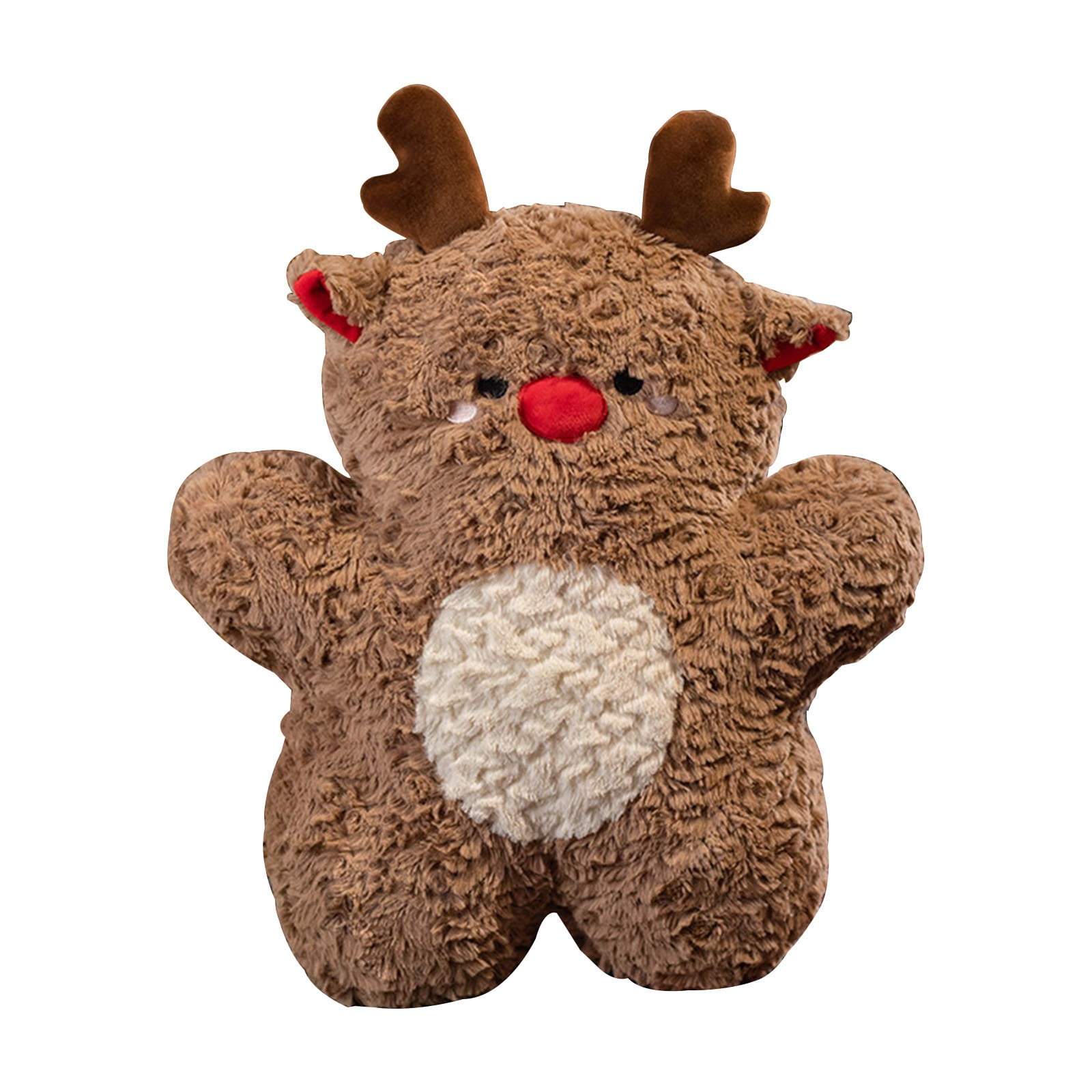 Tarmeek Christmas Plush Pillow Santa Claus Plush Reindeer Stuffed Snow ...