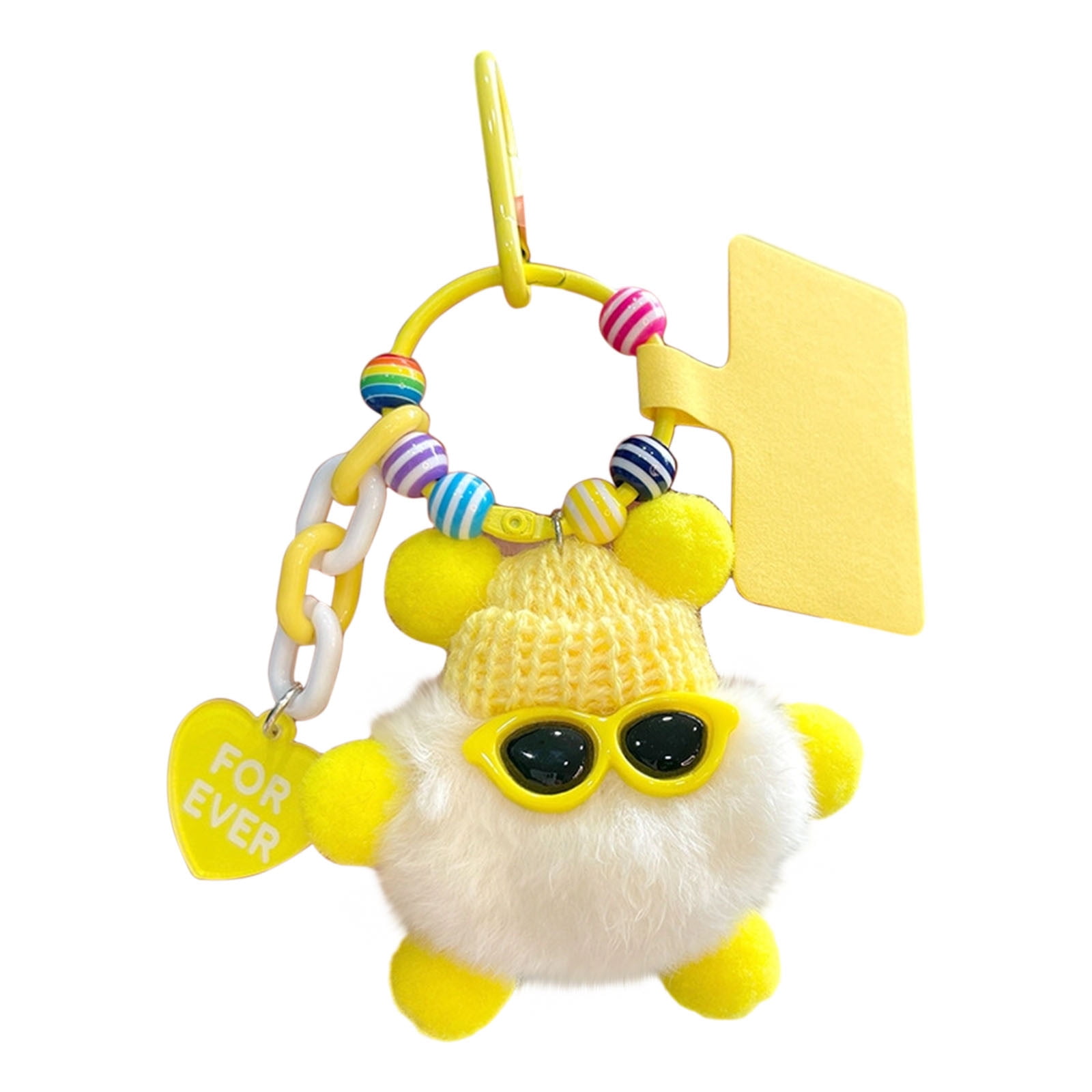 Tarmeek Kids Keychains, Soft Plush Keychains Cute for Xmas Holiday ...
