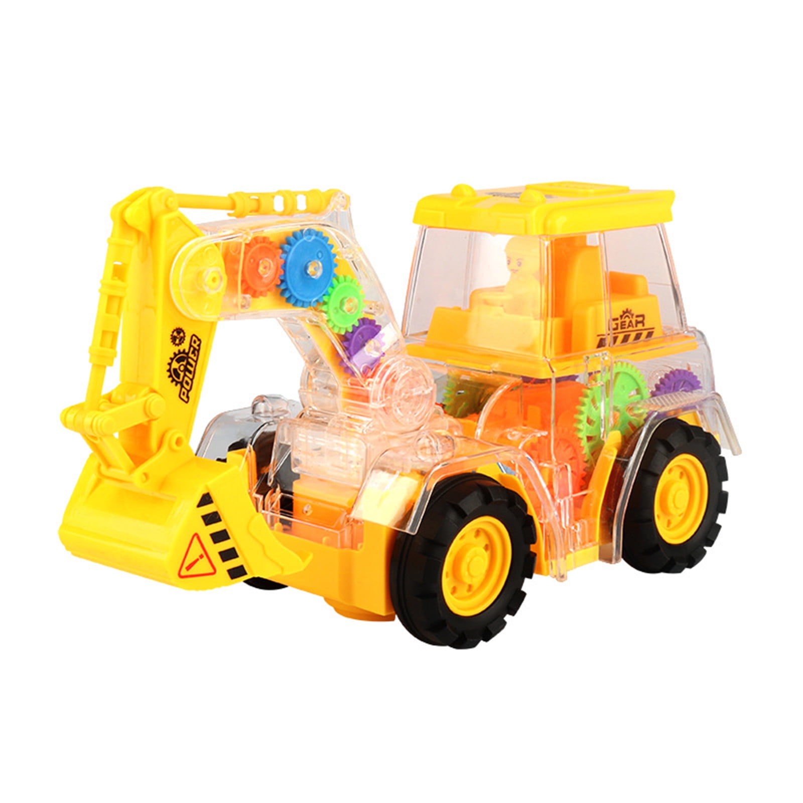Tarmeek Light Up Transparent Car Toy for Kids,Toy Electric Sound And ...