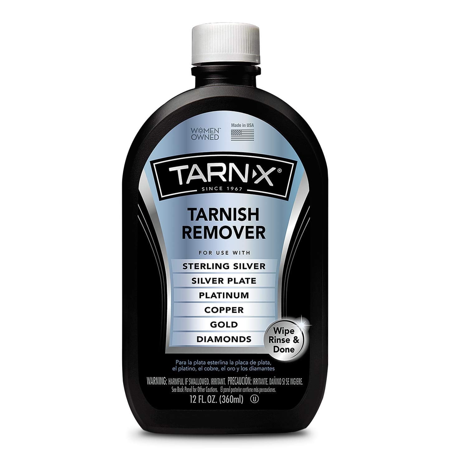 Tarn-X Tarnish Remover, 12 Ounce Bottle (Packaging May Vary) - Walmart.com