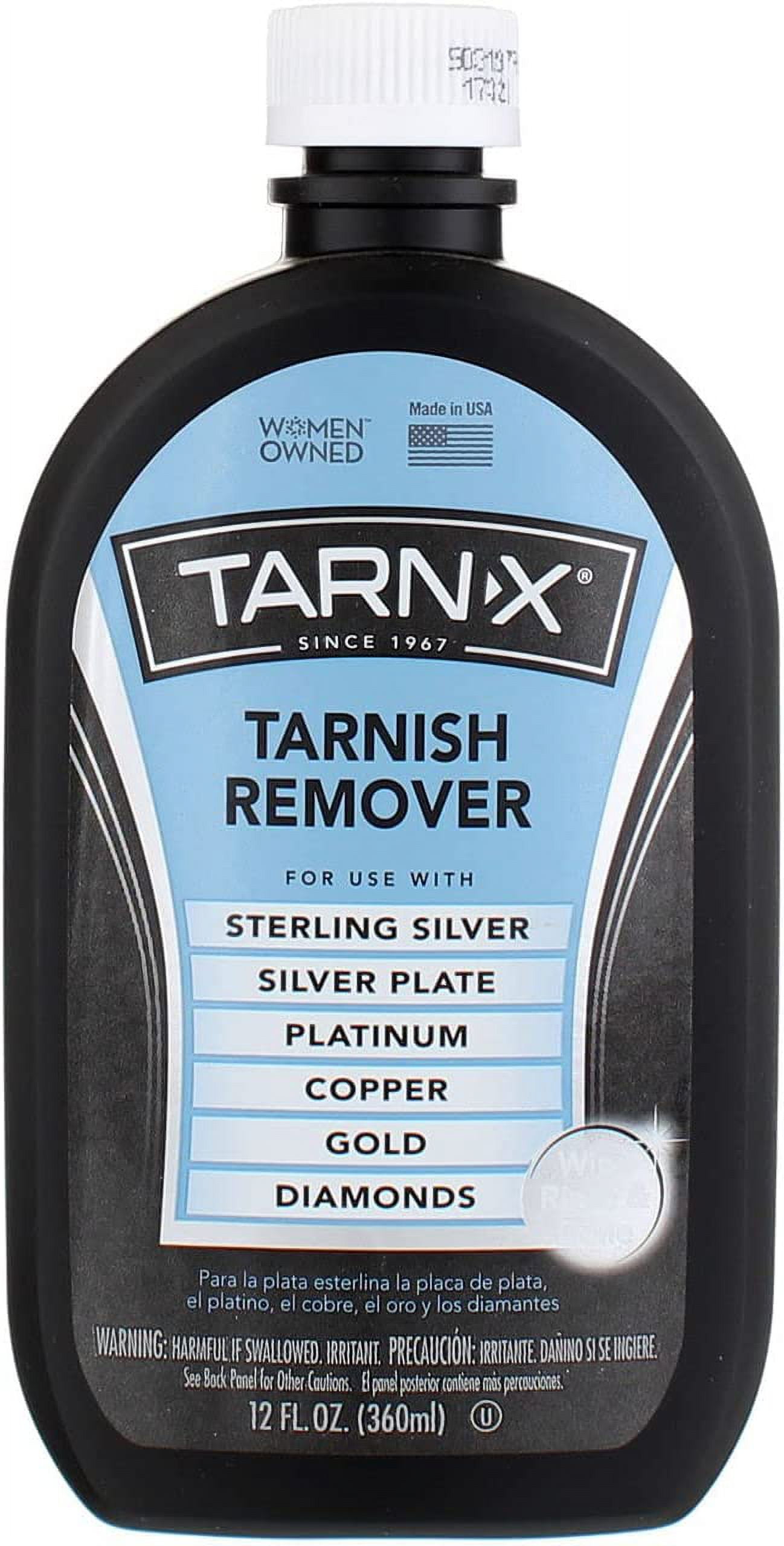 Tarn-X Tarnish Remover, 12 oz Cleaner for Silver, Copper, Gold and ...