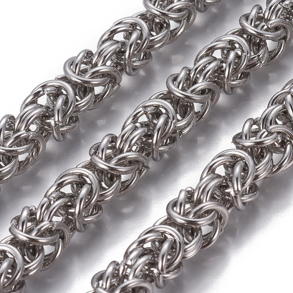Tarnish Resistant 304 Stainless Steel Byzantine Chains Unwelded ...