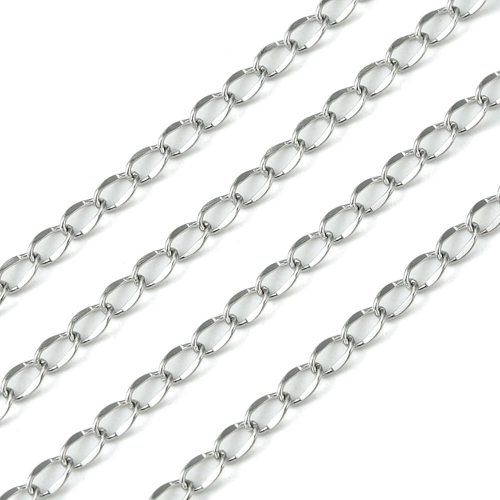 Tarnish Resistant 304 Stainless Steel Twisted Chains Curb Chains ...