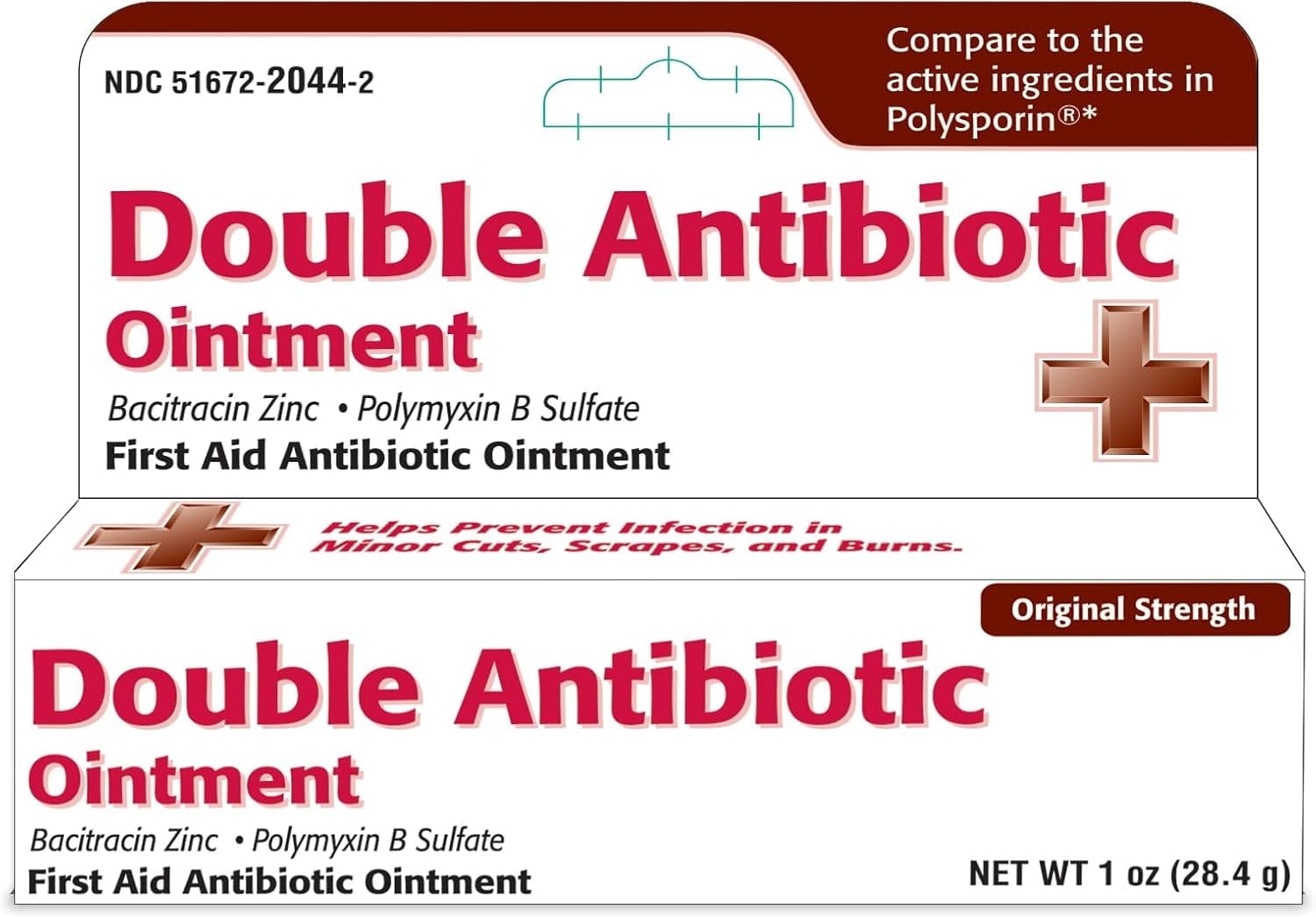 Taro Double Antibiotic Ointment (1 Oz Tube) First Aid Wound Care for ...