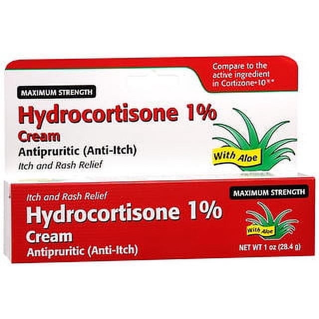 Taro Anti-Cortisone Treatment Cream - 1% Maximum Strength for Itching ...